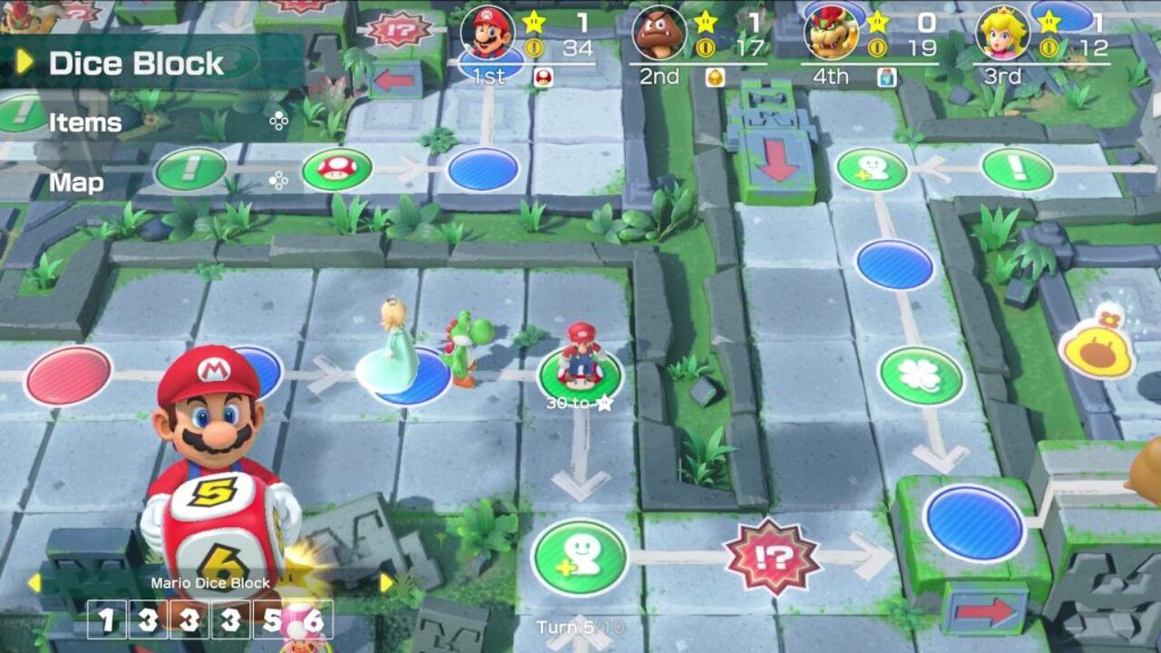 Super mario party switch video store