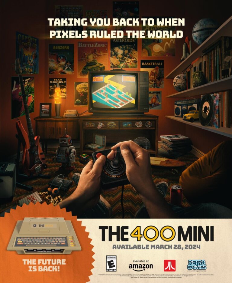 Another mini console (computer?) enters the fray as the Atari 400 ...